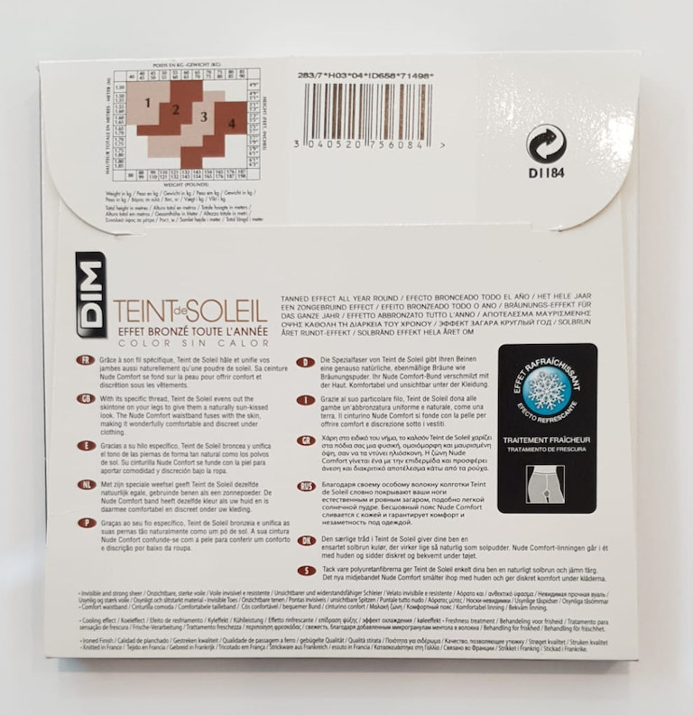 Collant Teint Soleil Efeito bronzeado – antónio´s | Loja Online Dim Guarda